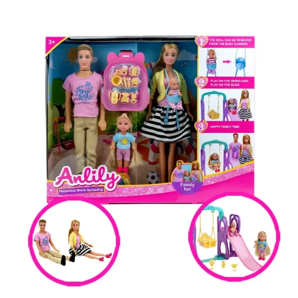 Set Loder Family, Kukull, Pink