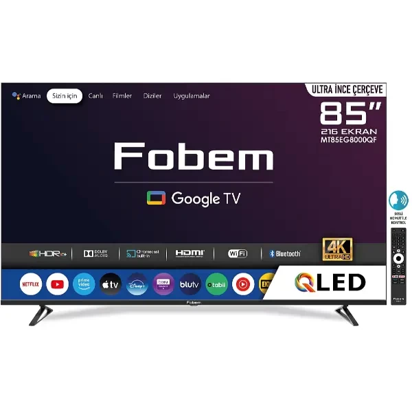 Televizor Fobem, 85inch, Smart MT85EG8000QF