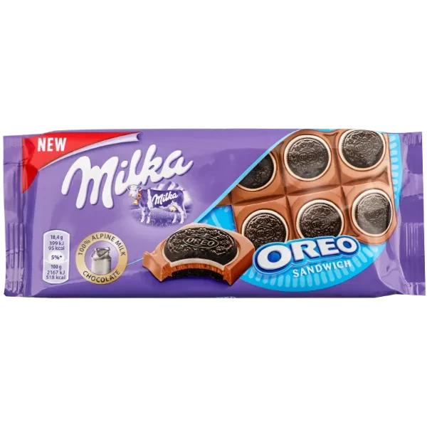 Milka Oreo, Sandwich, 93gr