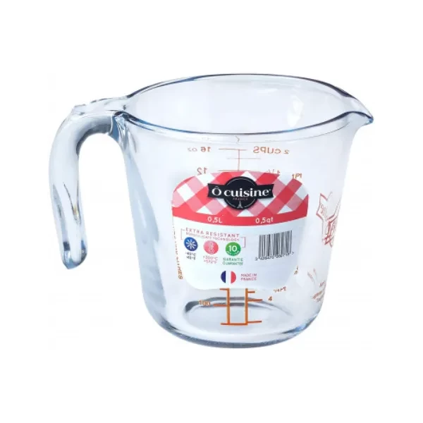 Bokall Qelqi, me Njësi Matëse, 0.5L