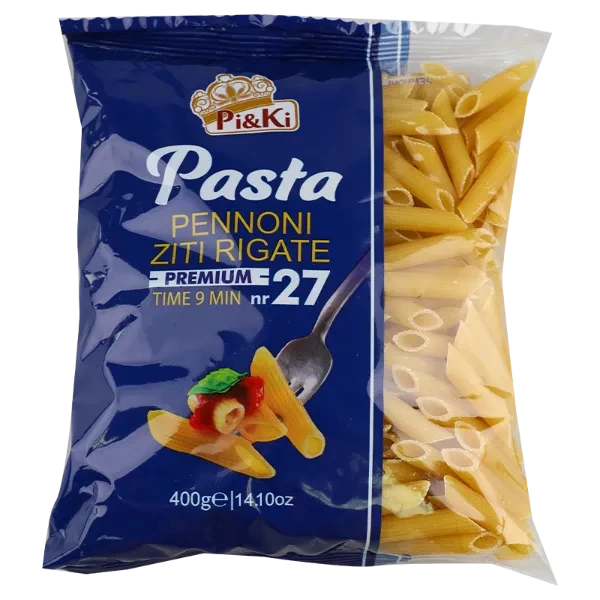 Pasta Pennoni Ziti Rigate, 400g, Pi&Ki.