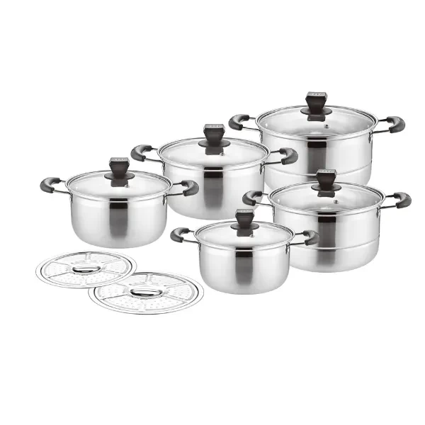 Set Tenxhere, Çelik Inox, 6 Pjesë