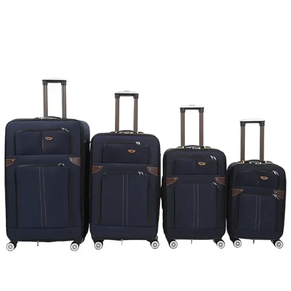 Set Valixhe, Plastikë, Blue, 4 Copë