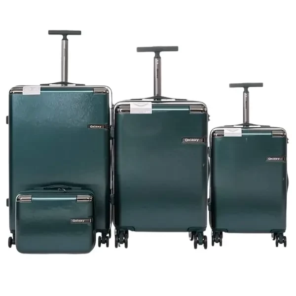 Set Valixhe, Plasike, Green, 4 Pjesë