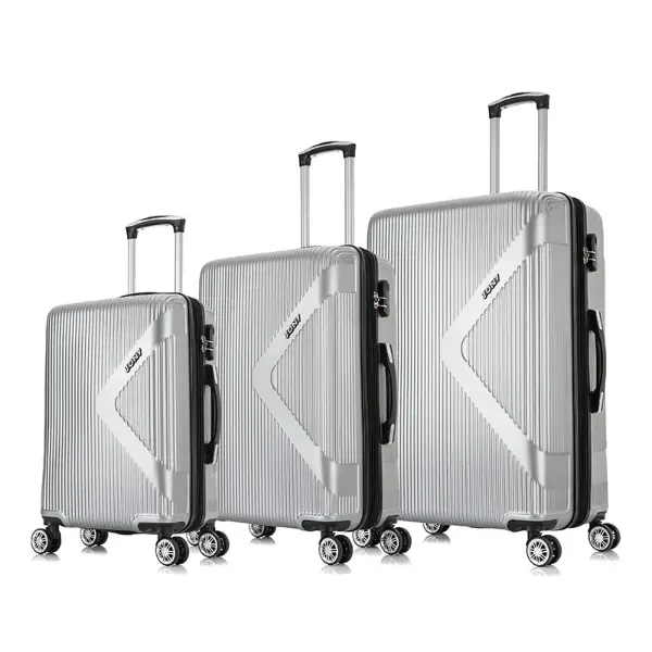 Set Valixhe, Plastikë, Hiri, 3 Copë.