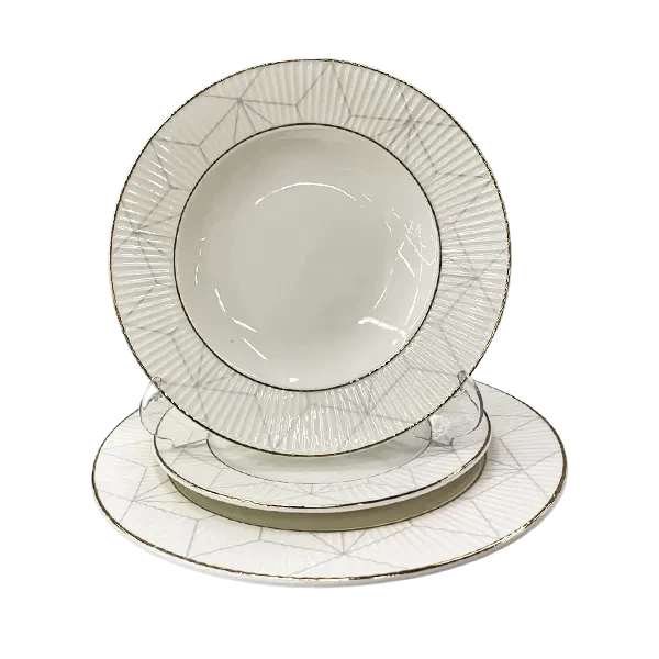 Set Pjata, Porcelan, 18 Pjesë, 6 Persona