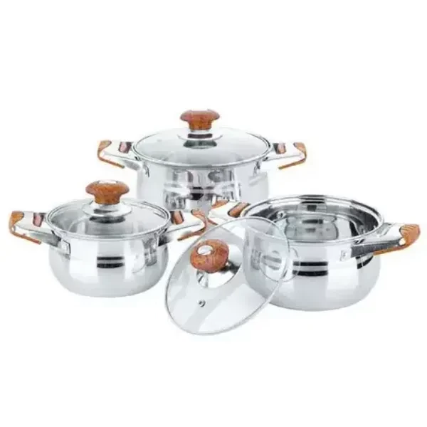 Set Tenxhere, Çelik Inox, 6 Pjesë