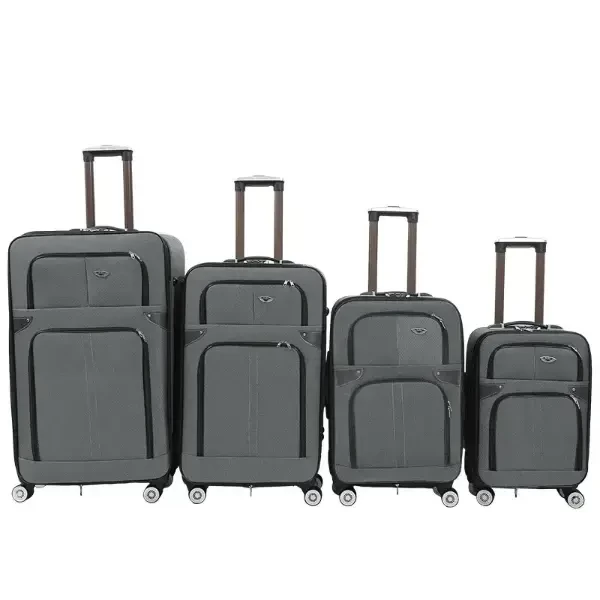 Set Valixhe, Plastikë, Gray, 4 Copë