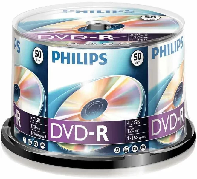 Philips DVD-R 4,7GB 16x SP (50)