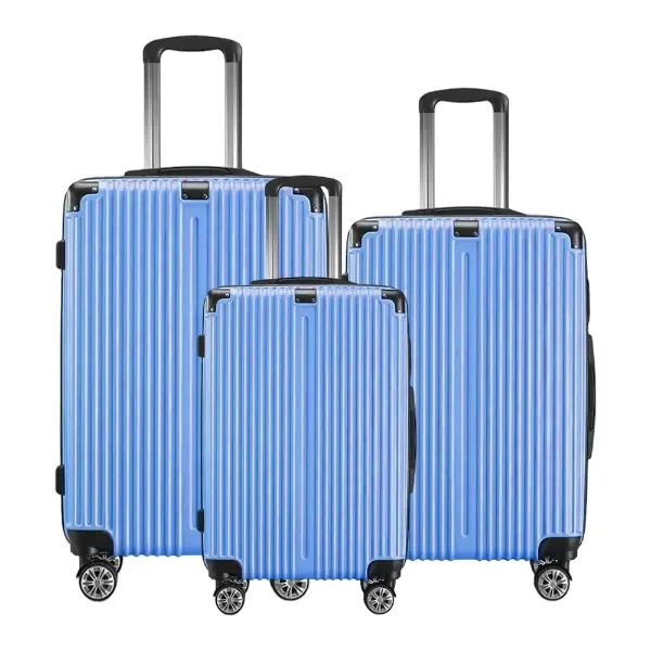 Set Valixhe, Plastikë, Blue, 5 Copë