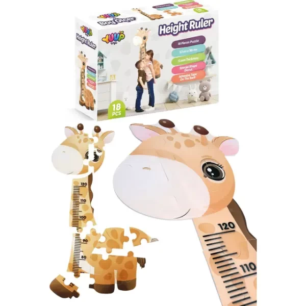 Puzzle Metër me Gjirafë për Fëmijë